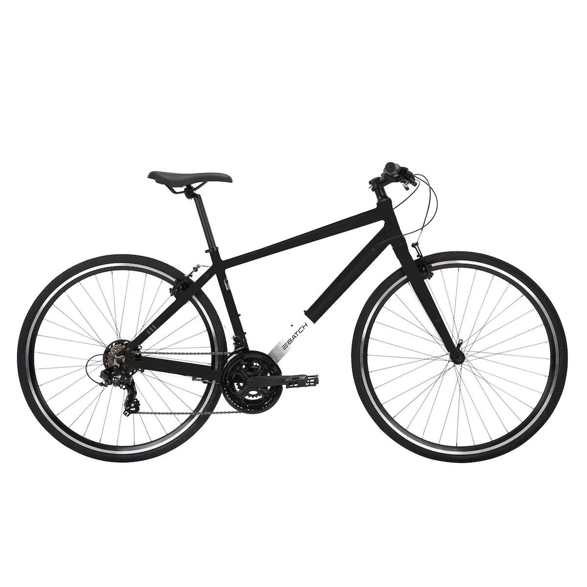 BATCH Fitness Bike, 3 by 7 Speed, Matte Black S|M|L – Bixby Bicycles