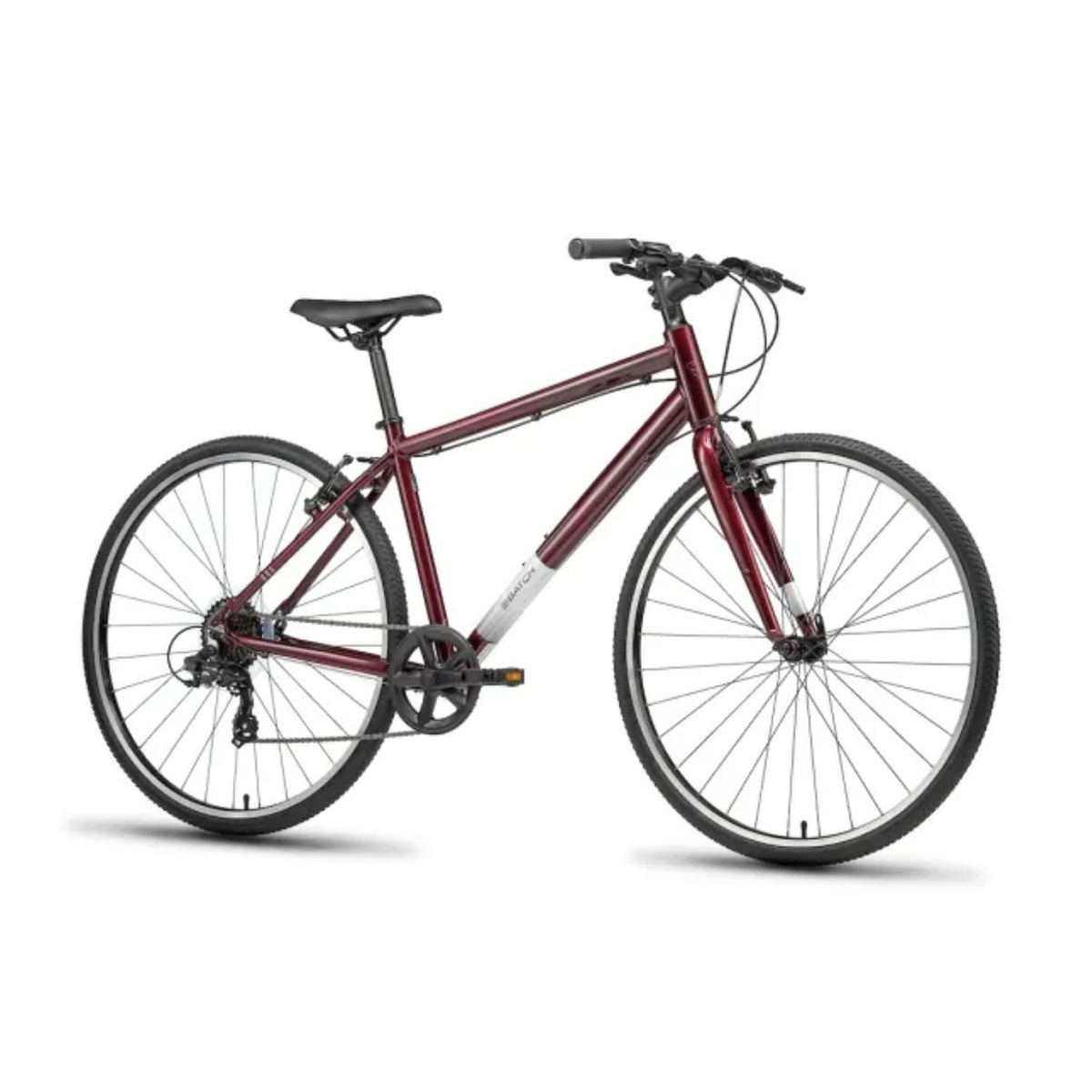 BATCH Lifestyle Bike, 1 by 7 Speed, Red XS|L – Bixby Bicycles