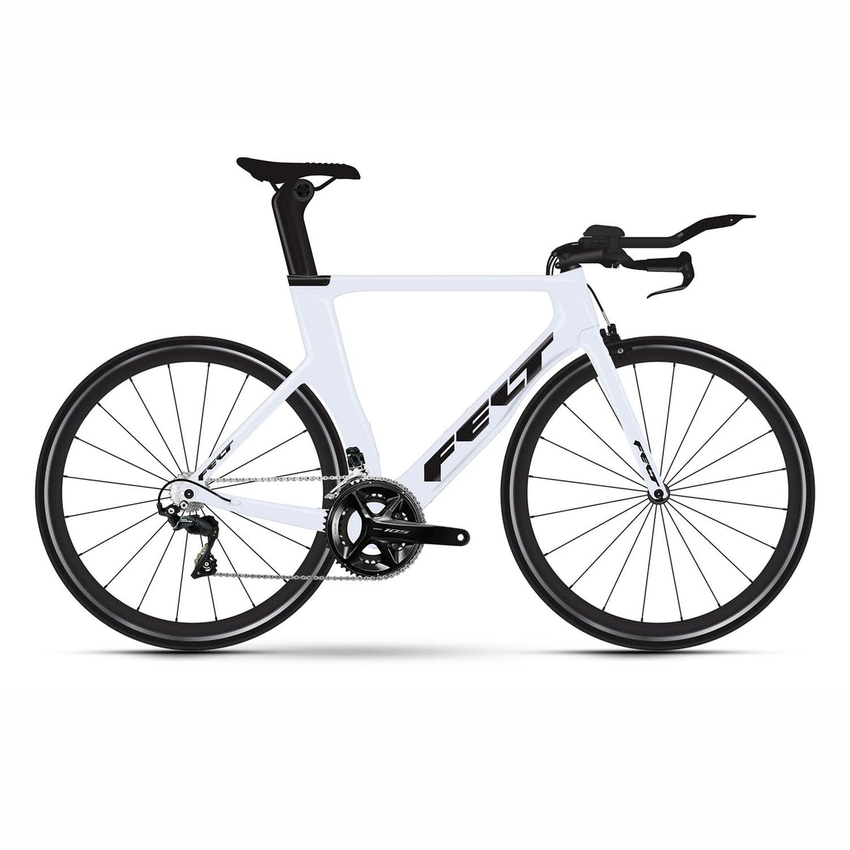 Felt B Performance 105 12 Speed, White Fog – Bixby Bicycles