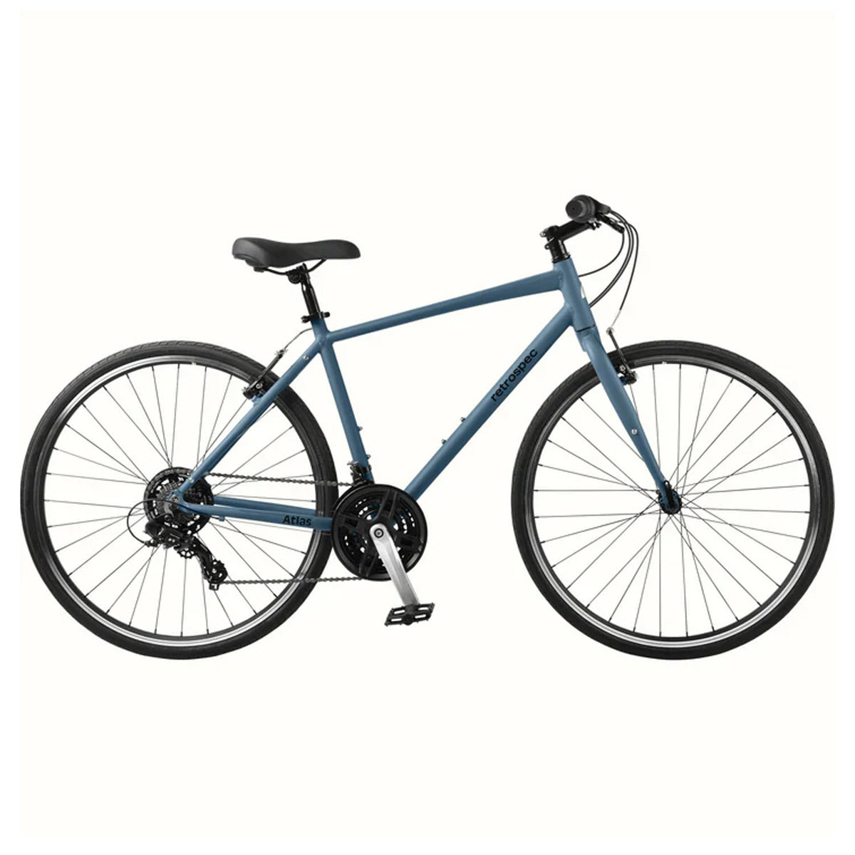 Retrospec Atlas, 21 Speed, Matte Superior Blue – Bixby Bicycles
