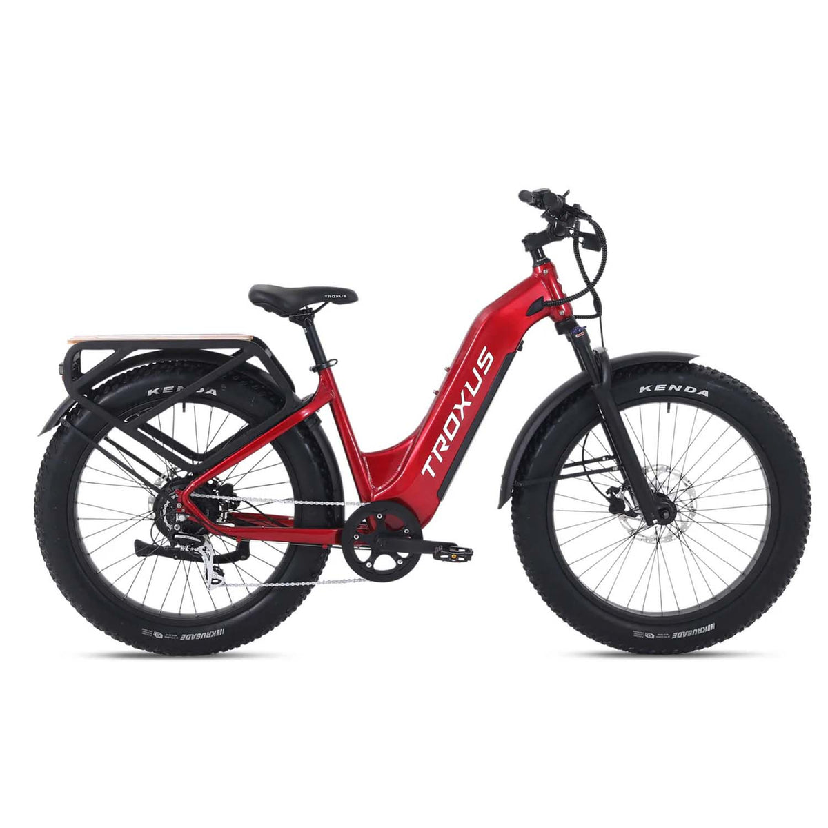 Troxus Explorer Plus EBIKE, 750 Watt, Red – Bixby Bicycles